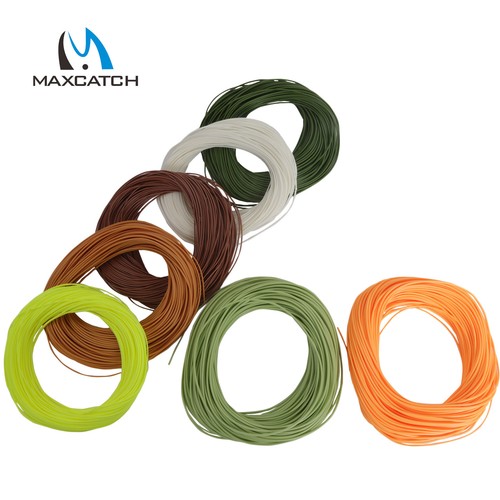 Maxcatch Double Taper Fly Line DT1/2/3/4/5/6/7/8F 100FT Fly Fishing ...