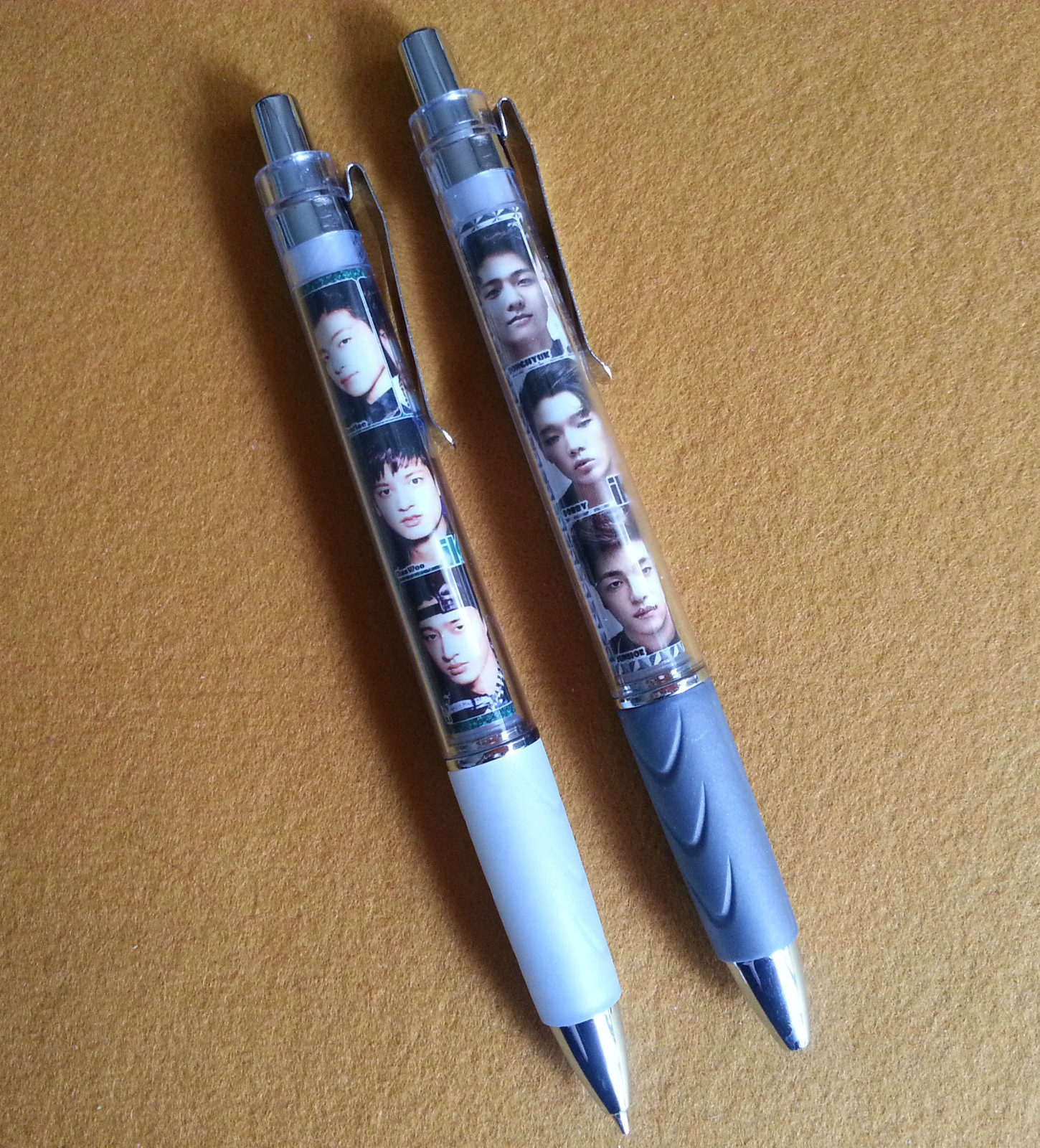 iKON Photo Ballpoint Pen + Mechanical Pencil Set KPOP iKON Korean Gift ...