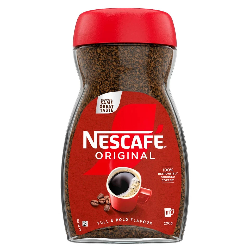 Nescafe Original Instant Coffee Jars 200g - Pack of 10 Free Delivery ...
