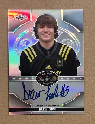2015 Drew Lock Leaf U.S. Army All-American Bowl - Autographs #ATA-DL1 ...