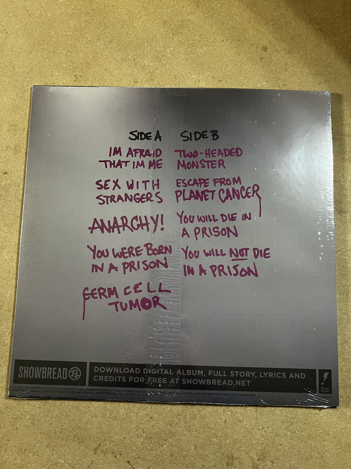 Showbread - Cancer Vinyl LP - BRAND NEW SEALED Christian / hardcore ...