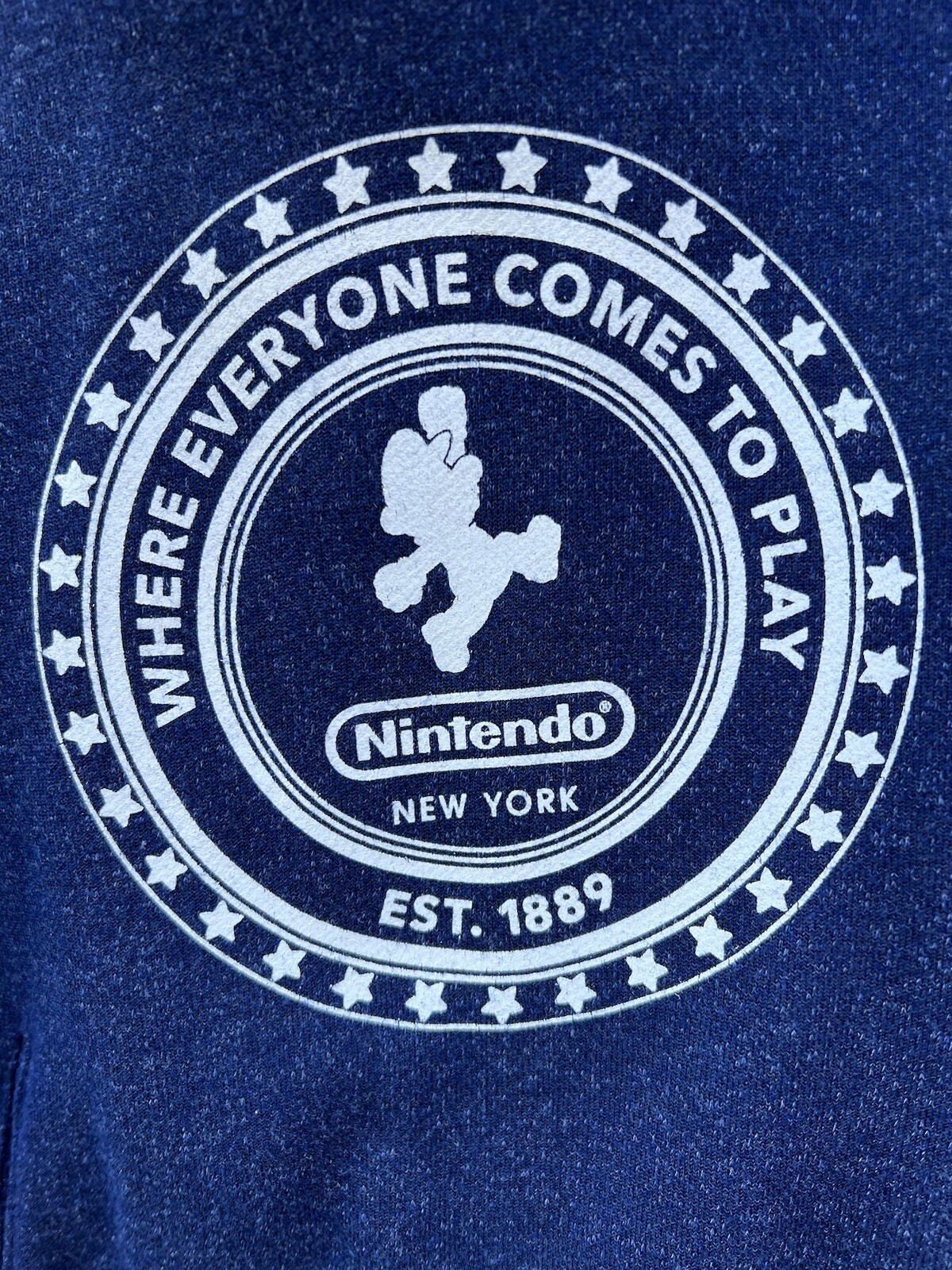Nintendo World 1889 Mario New York Exclusive Pullover… - Gem