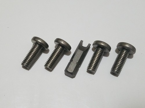 M6 Metric 6mm LED Light Bar Security Bolt Kit hardware anti theft ...