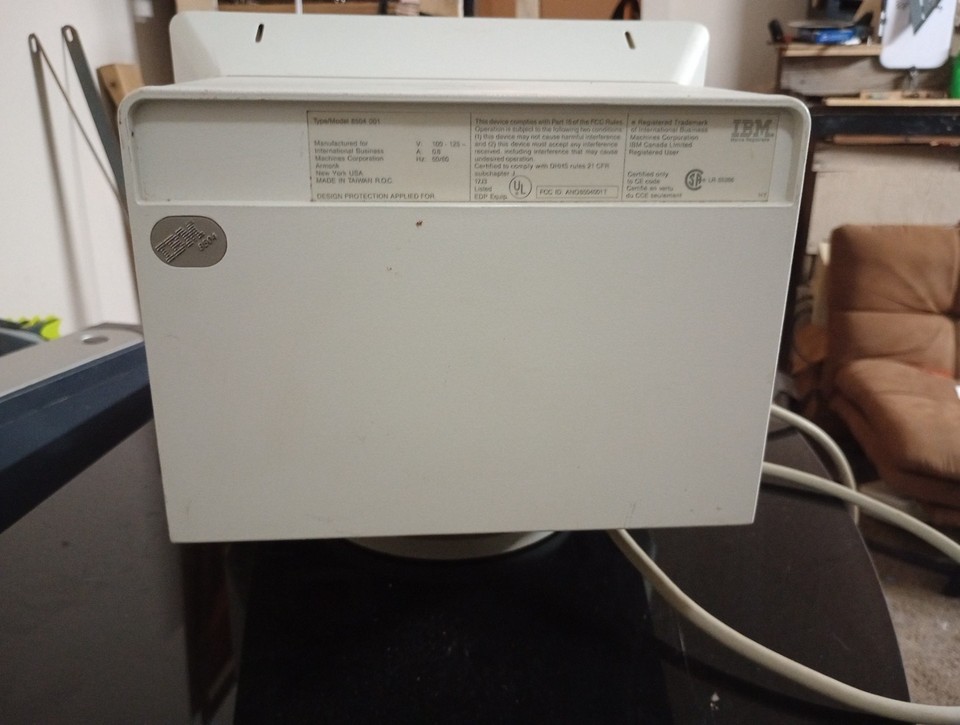 Vintage IBM Monitor Model 8504 001 In Working Condition | eBay