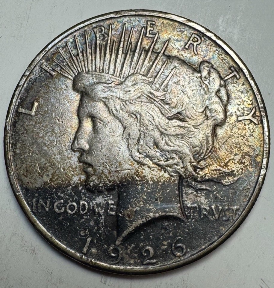 10 Coin Lot - Junk Silver US Coin Over 2 Ounces Silver Peace $ Standing ...