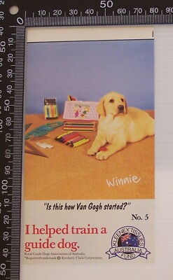 VINTAGE ROYAL GUIDE DOG ASSOCIATION AUSTRALIA KLEENEX ADVERTISING PROMO ...