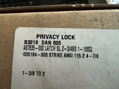 Doors & Fixtures - Falcon Locks