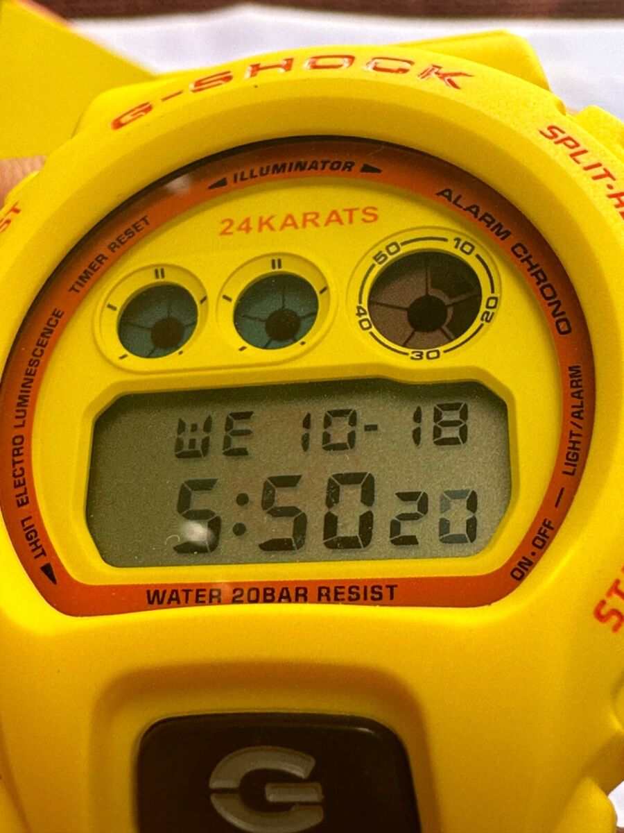 Casio G-shock DW 6900 H9 Yellow Slasher Berbeze Sk8 RARE for Casio G-shock DW 6900 H9 Yellow Slasher Berbeze Sk8 RARE for