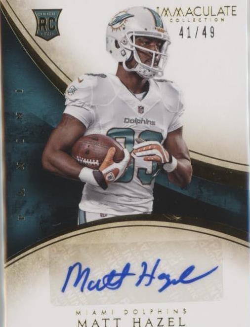 2014 Panini Immaculate Collection - Rookie Autographs Matt Hazel #189 / ...