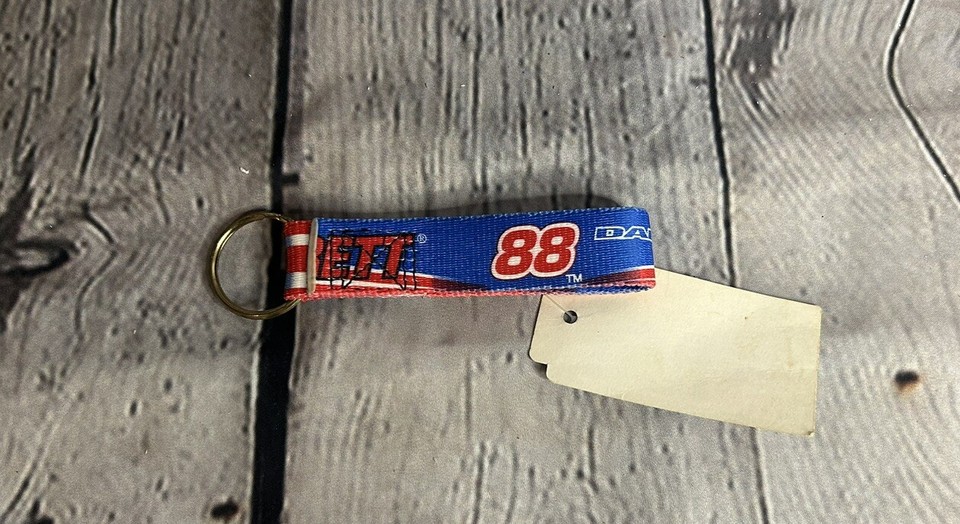 Vintage keychain Nascar Racing Nascar Key Loop NWT by Fan Gear 88 Dale ...