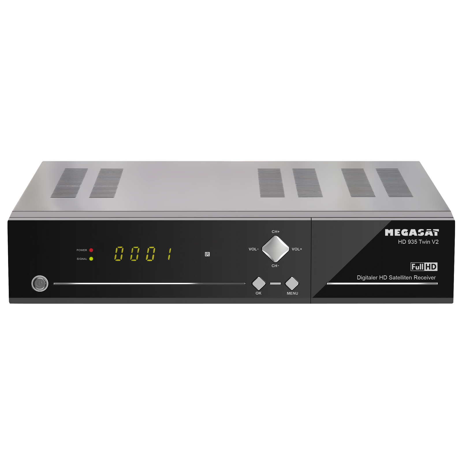 HD TWIN Sat Receiver Megasat 935, 1TB Festplatte, W-LAN Stick PVR Live ...