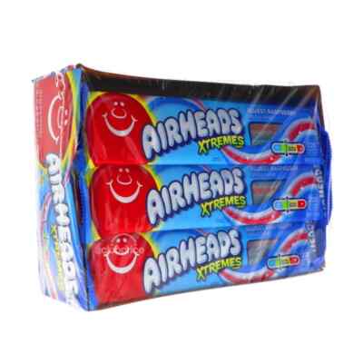 Airheads Xtremes Std Blue Raspberry Belts 18 Count - 2 oz | eBay