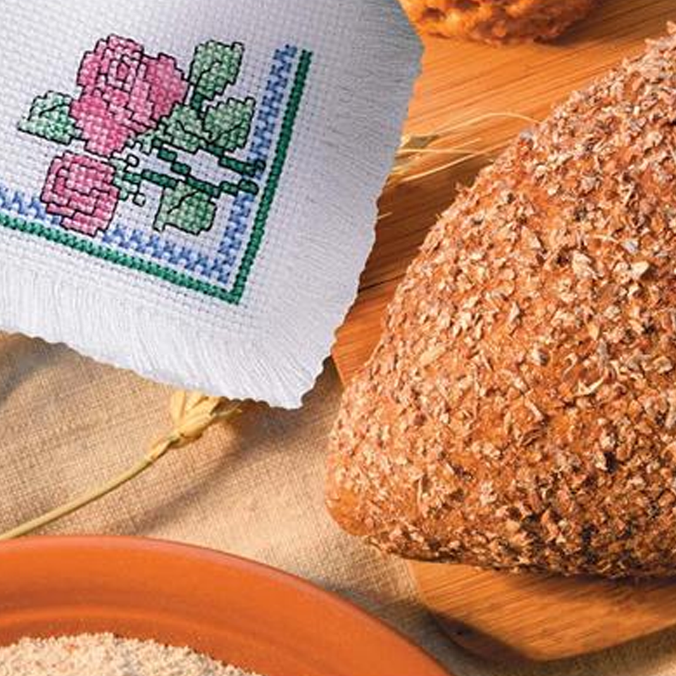 Leisure Arts 36 Easy Bread Cloths Cross Stitch Book, Cross Stitch ...