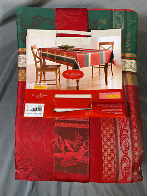 Kohl's 60 x 84 Rectangle Tablecloth Holiday New With Tags | eBay