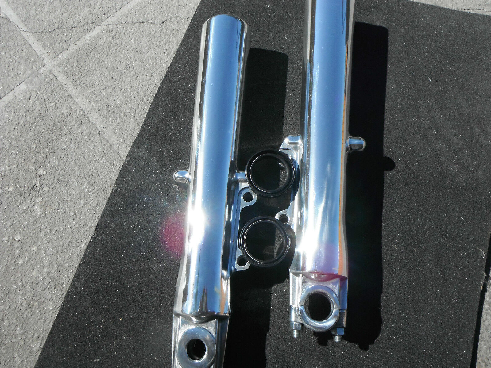 HARLEY POLISHED FRONT FORKS 2000-2013 FLHTC/FLHTCI Classic FLHTCU ...