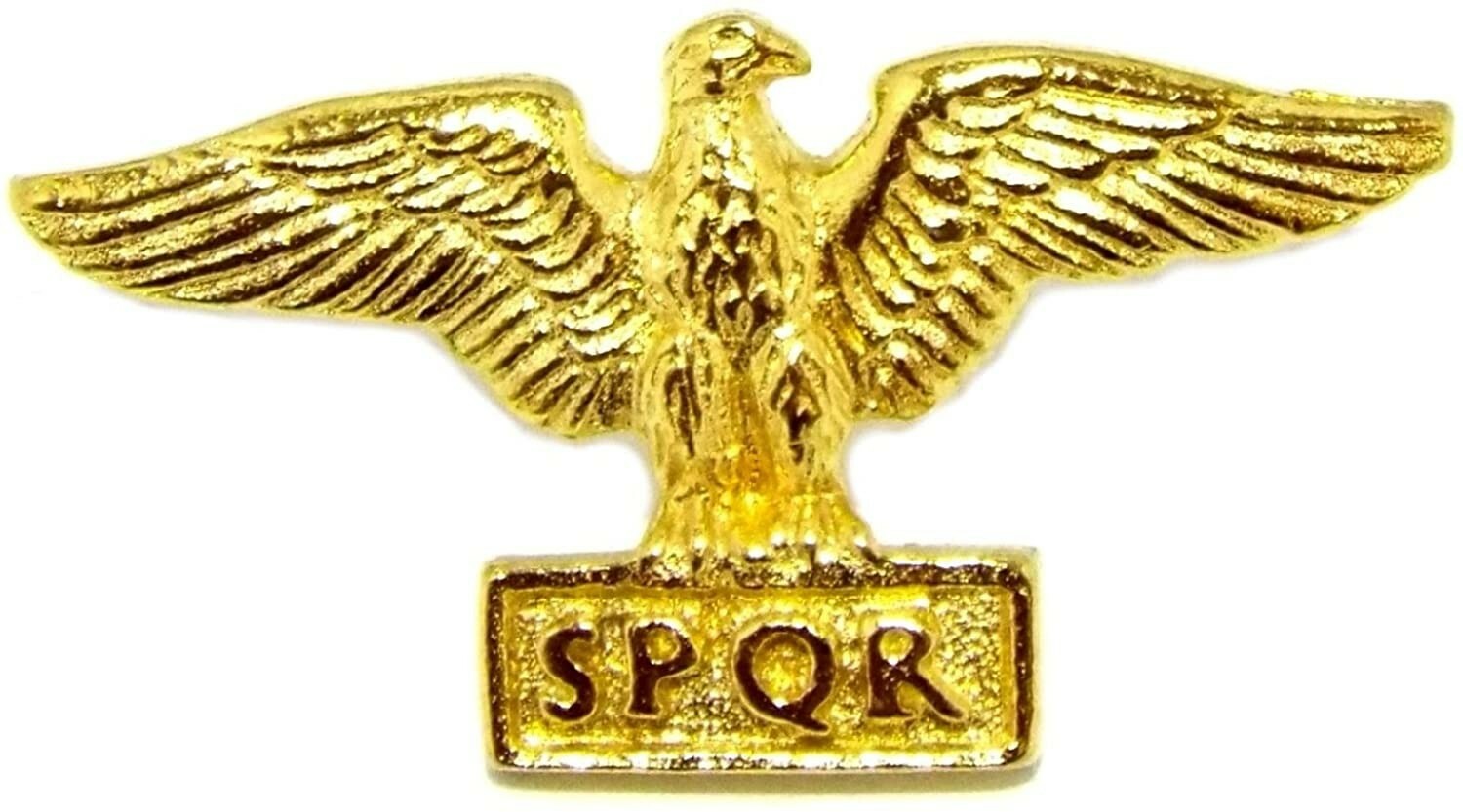 Roman Eagle (Aquila) Pin Badge - SPQR Gladiator Brooch | eBay UK