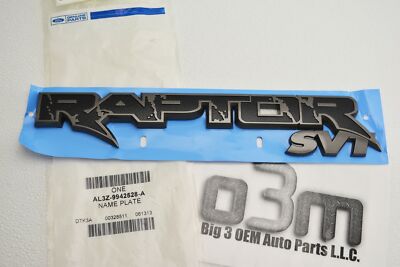 2010-2014 Ford F-150 Raptor SVT Tailgate Nameplate Emblem Badge new OEM ...