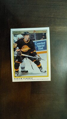 1990-91 O-Pee-Chee Premier Rookie Adrien Plavsic | eBay