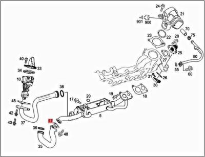 Genuine MERCEDES Seal for oval flange 6421421081 | eBay