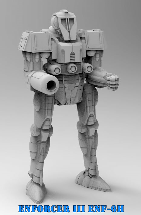 Enforcer III ENF-6H | Brian Banzai Exclusive BattleMech | Battletech ...