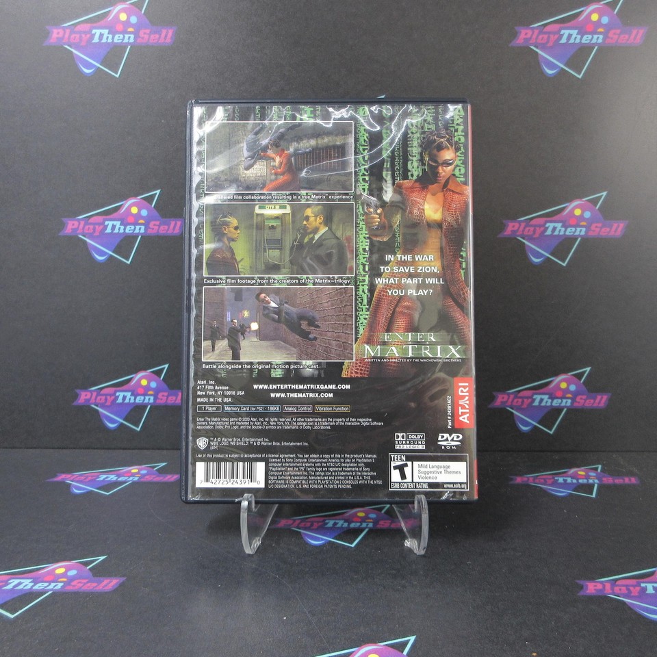 Enter The Matrix PS2 PlayStation 2 GH - Game & Case | eBay