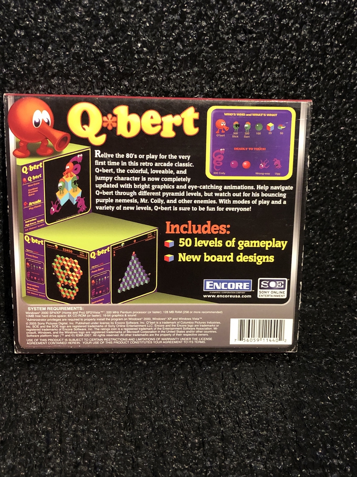 Q*bert (PC, CD-ROM) Classic Qbert video game Windows 2000 | eBay