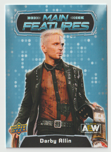 2022 Upper Deck AEW Main Features #MF4 Darby Allin | eBay
