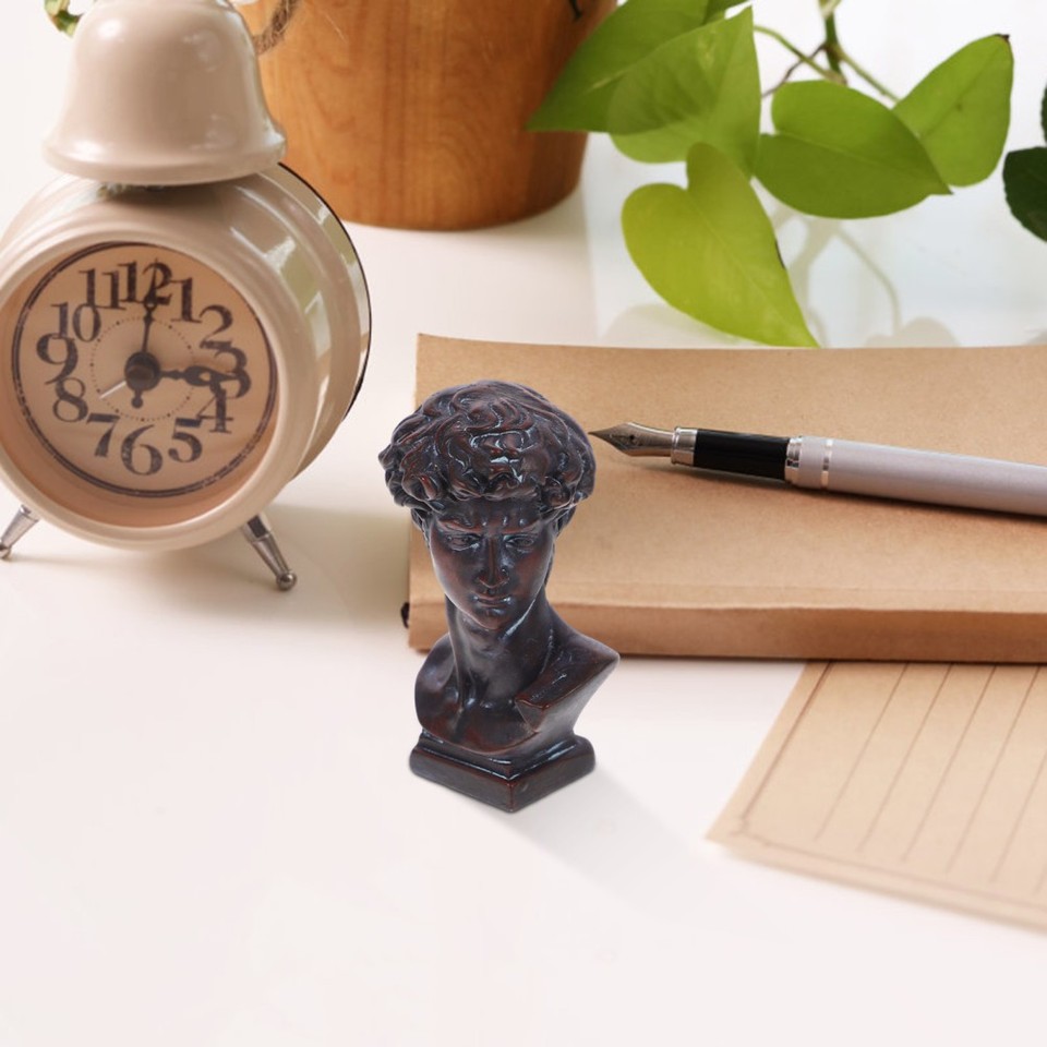 Sculpture Roman Figurine Bust Sculptures Mini Resin Greek Building ...