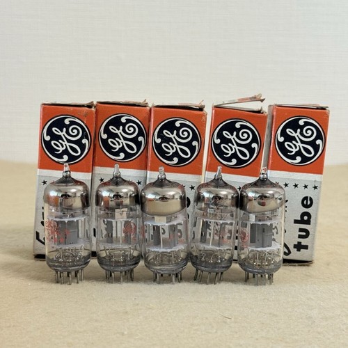 GE 12AT7 Vacuum Tubes 5 pcs Tested Filament Used Tubes | eBay UK