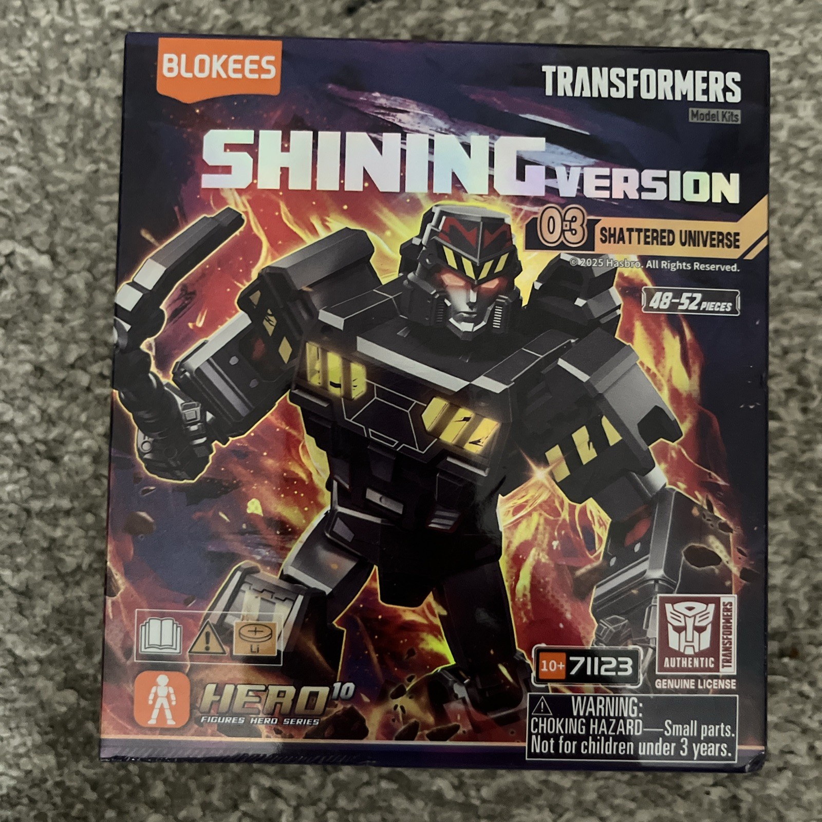 BLOKEES TRANSFORMERS SHINY VRS 3 (SHATTERED UNIVERSE) MINI MODEL BLIND ...