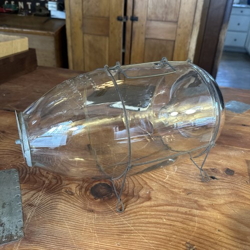 Shakespeare 7715 Glass Pig Minnow Trap Wire Frame w Handel And Lid ...