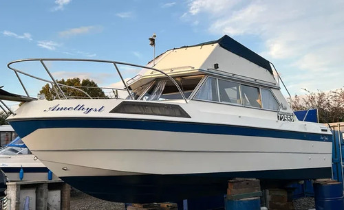 Sea Jewel Command Bridge 23ft Flybridge Cruiser/ power boat | eBay UK