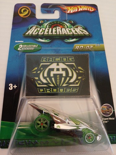 Hot Wheels Acceleracers Racing Drones Chrome RD-02 Stripped Metal ...