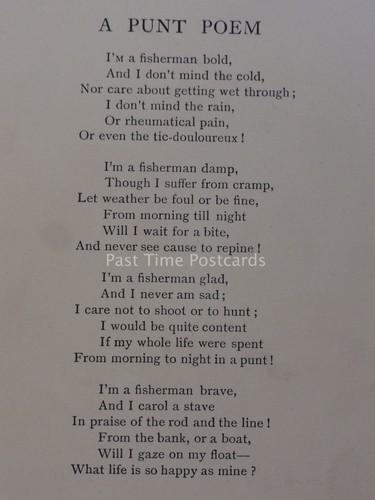 Fly Fishing Rod Angler VERSE - A PUNT POEM - IM A FISHERMAN BOLD ...