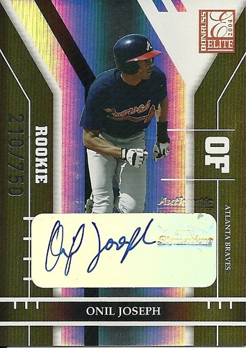 2004 Donruss Elite Onil Joseph 156 Braves 210/750 | eBay