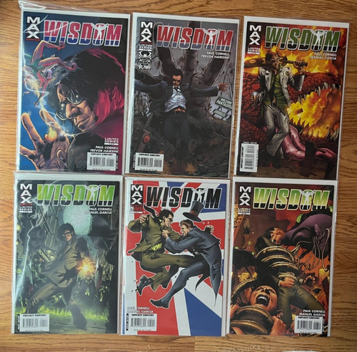 Wisdom 1-6 Marvel Comics Complete Set 9.4 Avg E32-192 | eBay