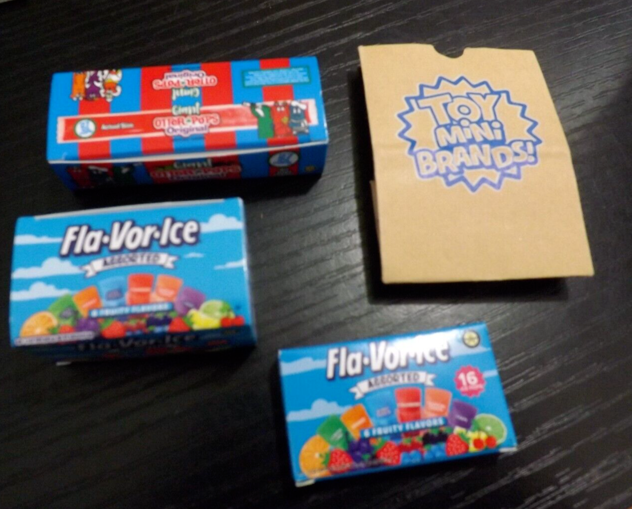 4 NEW Zuru 5 Surprise mini brands collectibles FLA-VOR-ICE & JUMBO ...