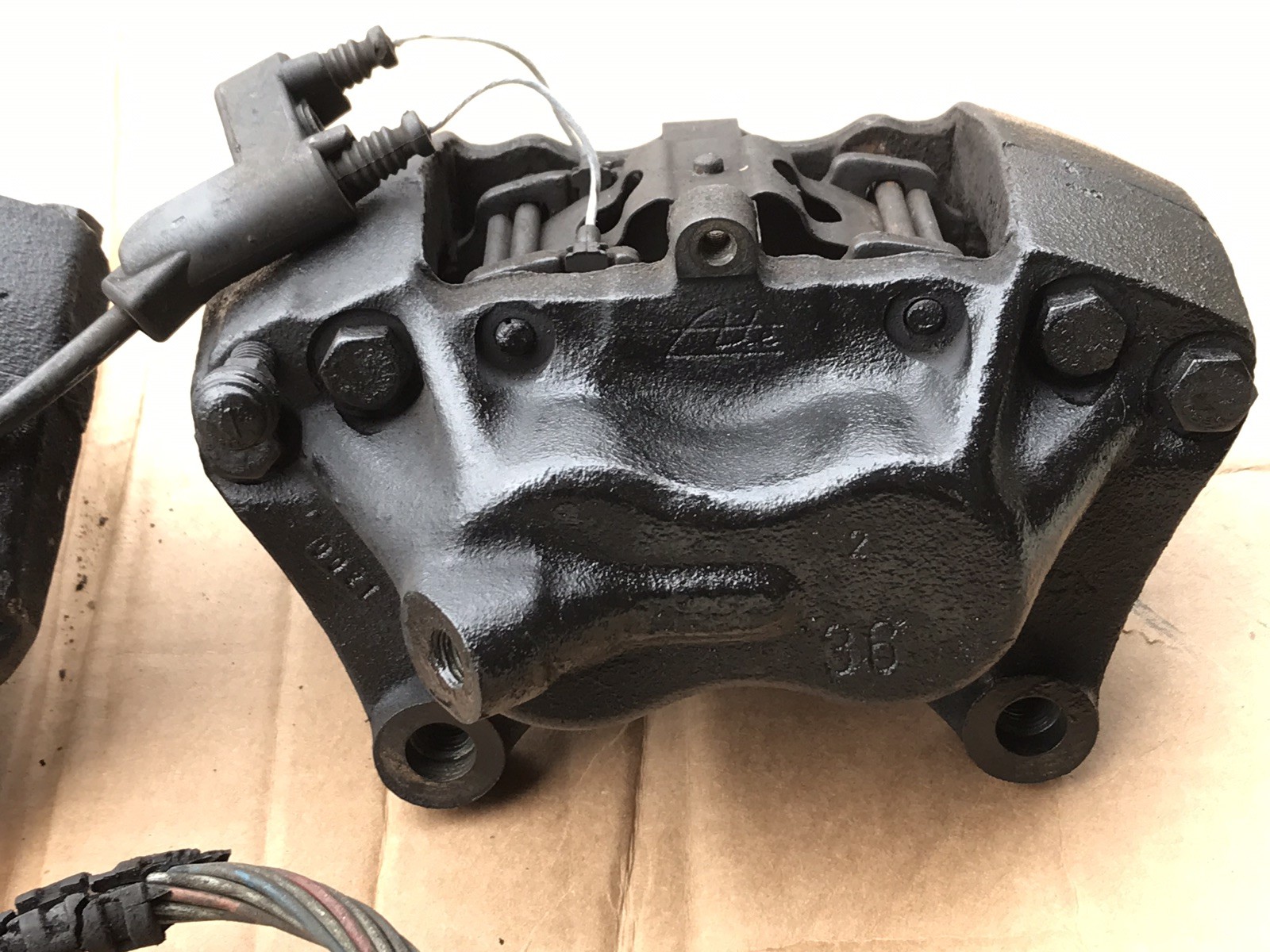 90-98 Mercedes R129 SL320 SL500 Front Brake Caliper Pair OEM Calipers ...