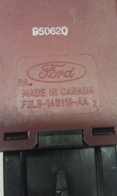 1993 to 1998 Lincoln Mark VIII Driver Window Auto Down Relay F3LB ...