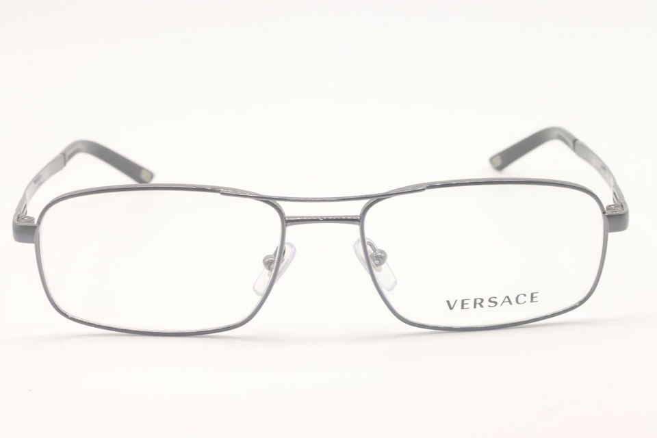 NEW VERSACE MOD. 1190 1295 GUNMETAL BLACK AUTHENTIC EYEGLASSES MOD.1190 ...