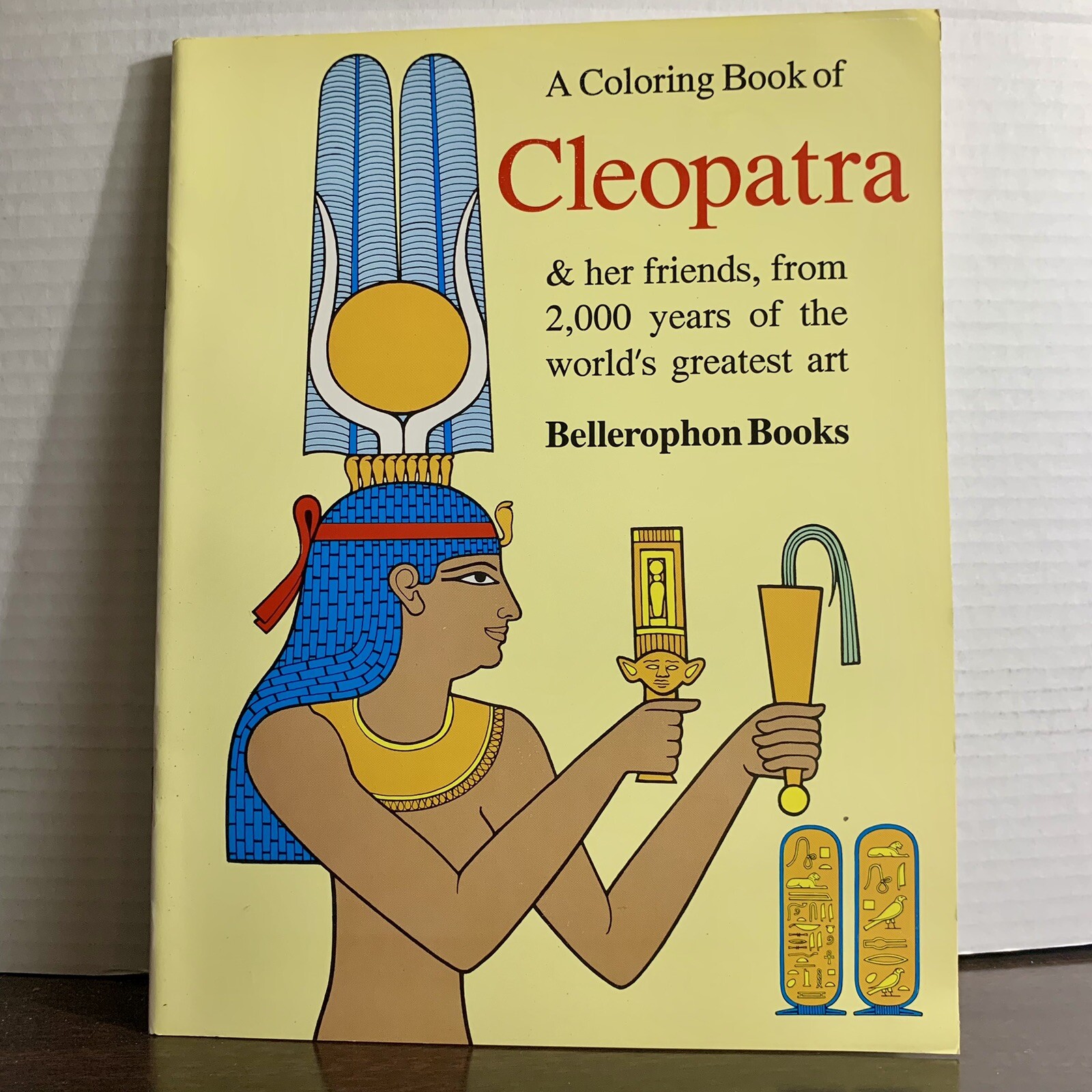 Vintage - A Coloring Book Of Cleopatra & Friends Bellerophon Books ...