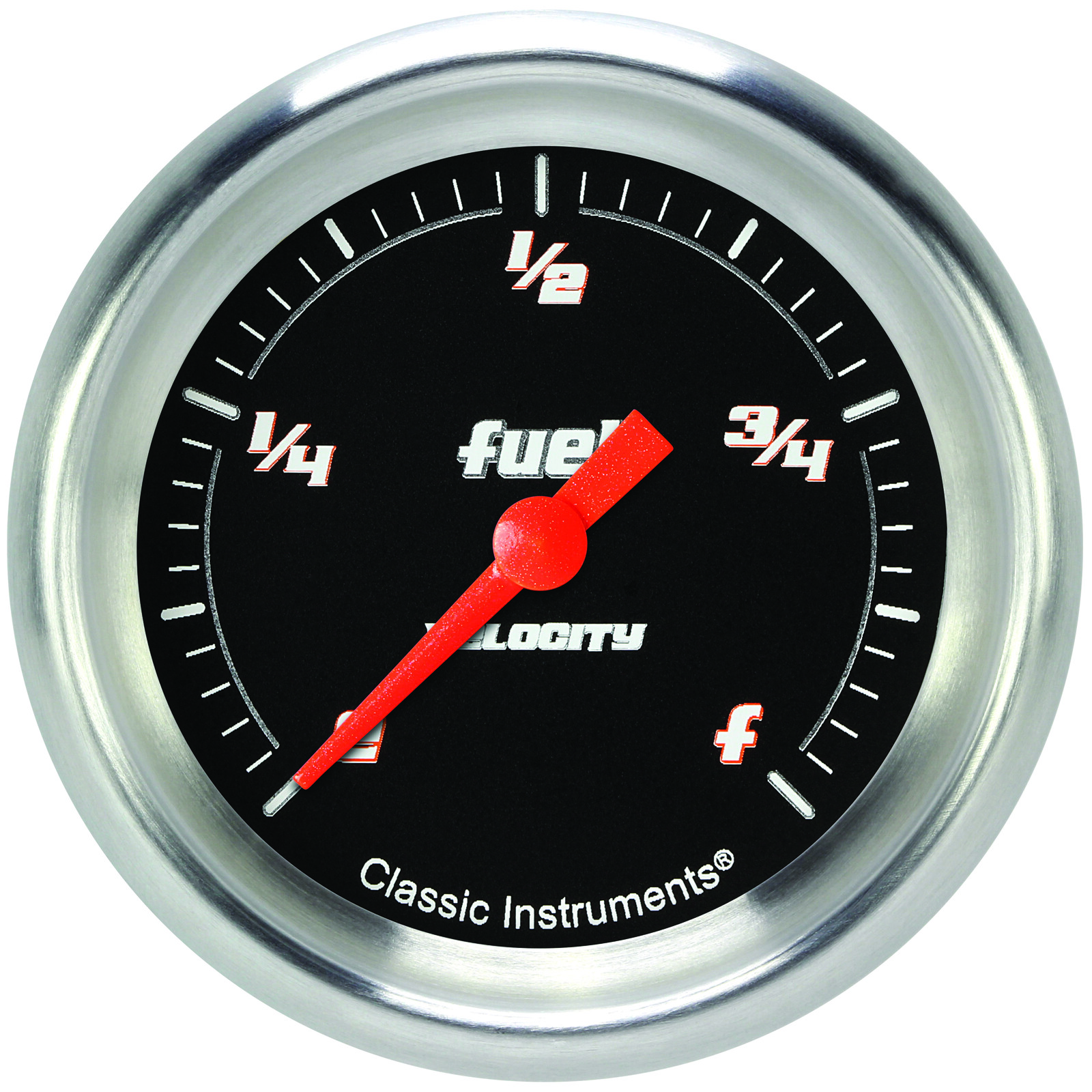 Classic Instruments VS309BAPF Velocity Black 2 5/8" Fuel Gauge | eBay