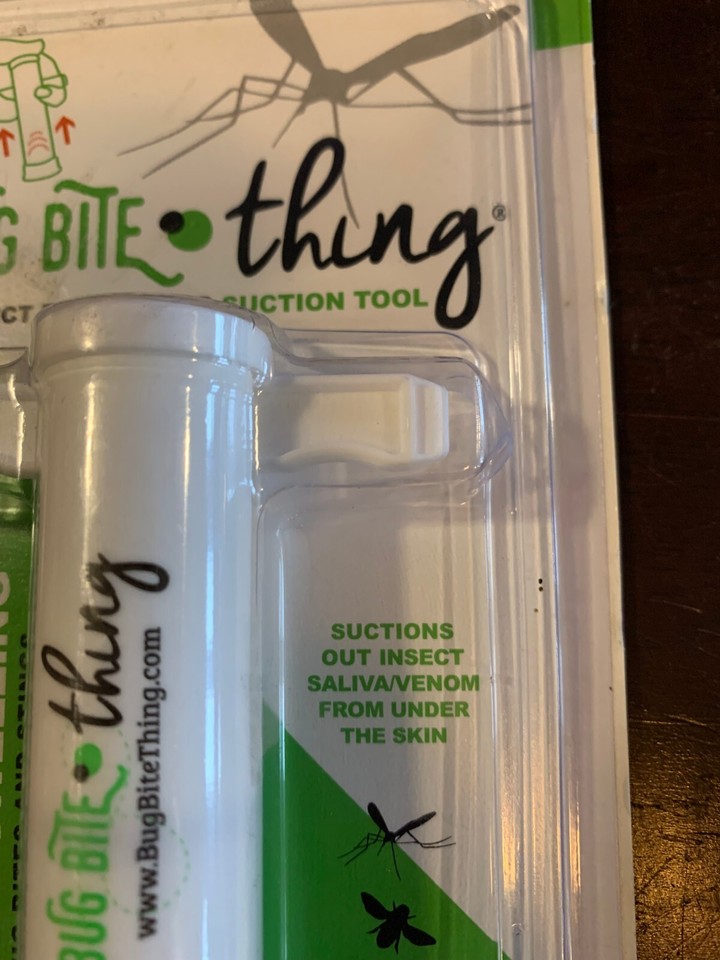 BUG BITE THING Insect Bite/Sting Suction Tool - get out saliva/venom ...