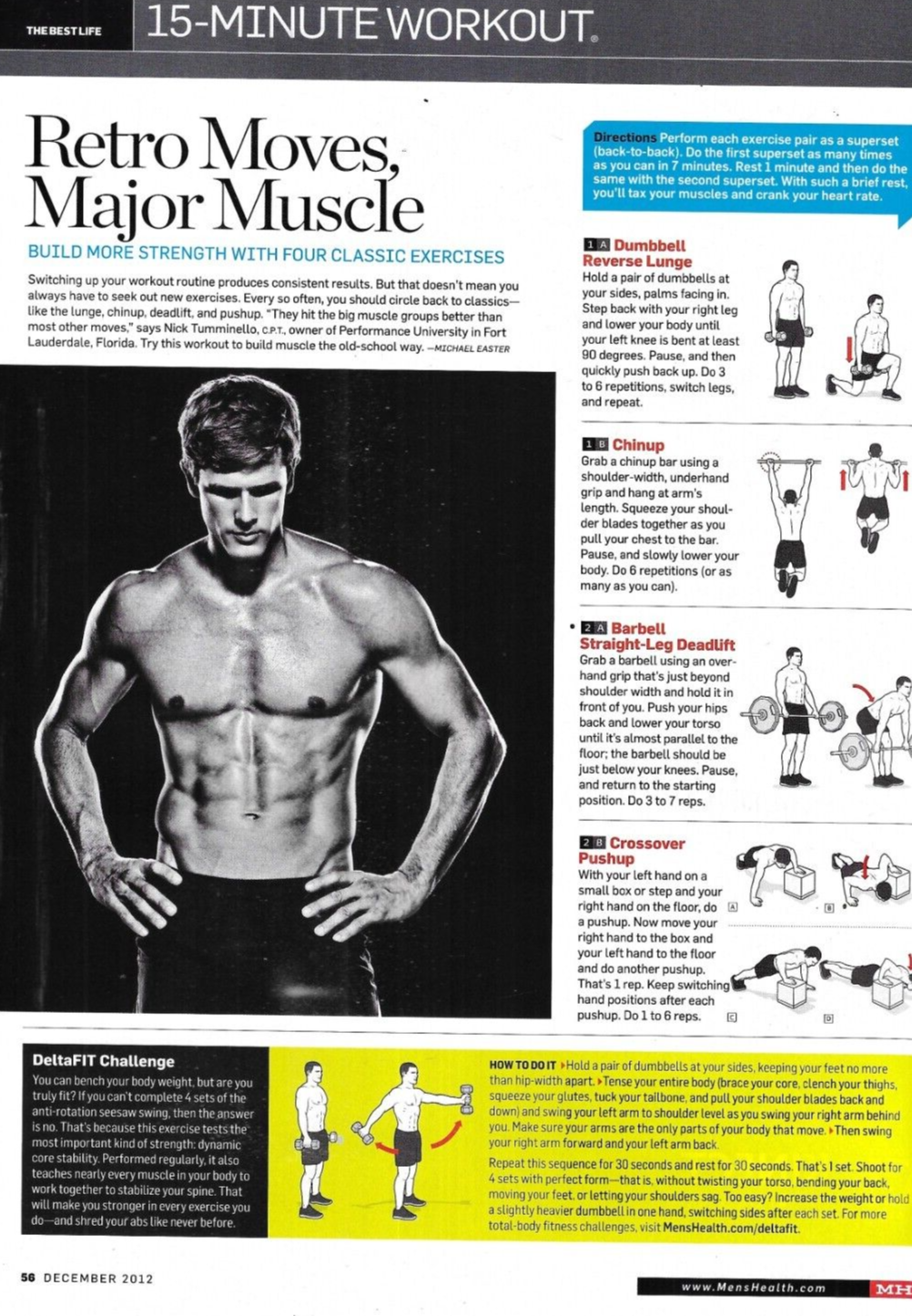 Men's Health Magazine Jamie Foxx Ultimate Cardio Plan Muscle Jimmie ...