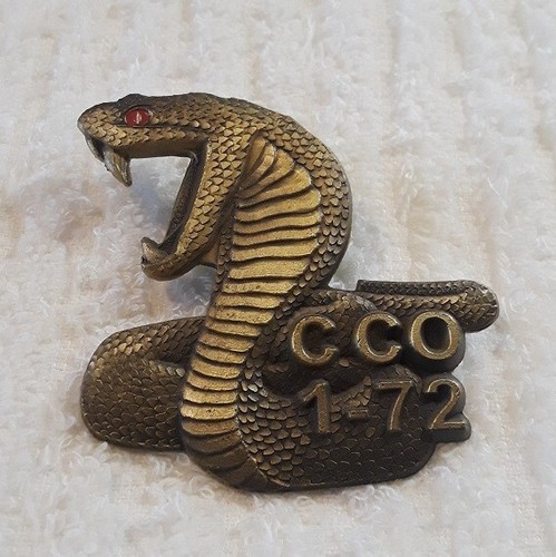 AUTHENTIC US ARMY 1-72 ARMOR in SOUTH KOREA ROK COBRA OLD RARE ...