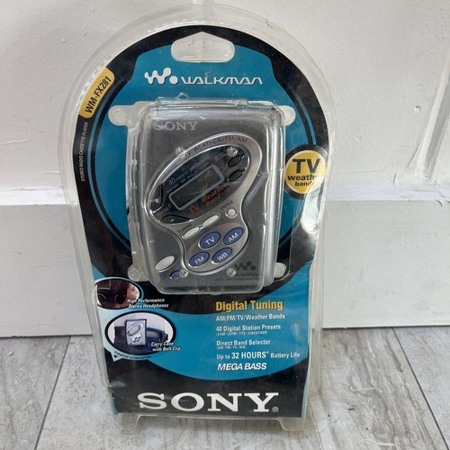 SONY WALKMAN Cassette Player Radio Stereo Mega Bass~WM-FX281~BRAND NEW ...