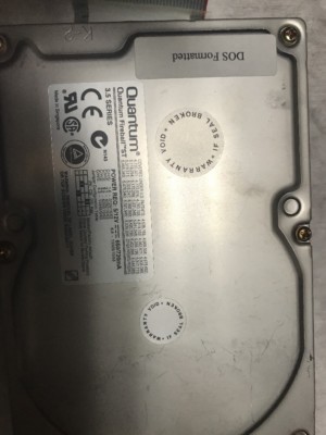 Quantum Fireball 3.5 Series Hard Disk With PL Disk Mounting Card 7100 ...