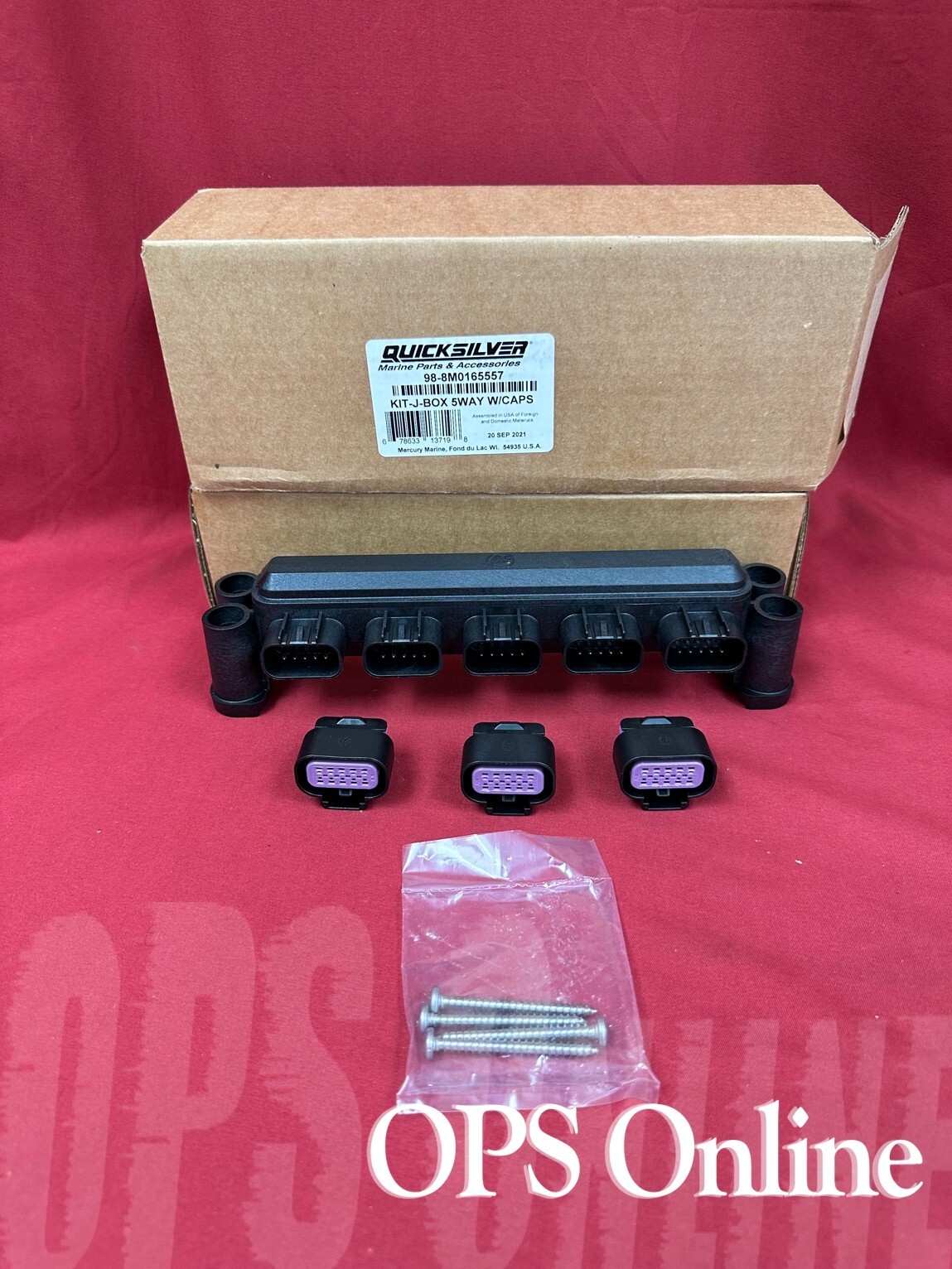 New Mercury Marine 5-Port SmartCraft Junction Box - Part # 8M0165557 ...