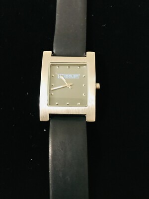DOLBY TOMAX WATCH GRAY FACE DIAL AND BLACK LEATHER BAND | eBay