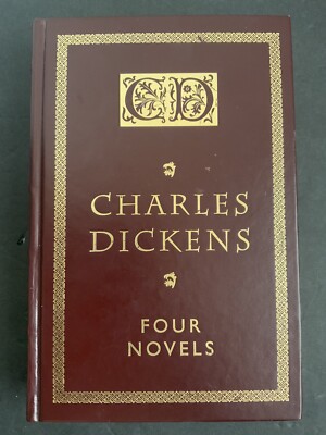 Charles Dickens Four Complete Novels Leather Hardcover Gilt Gramercy ...